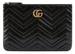 Gucci Gg Marmont Leather Pouch