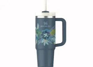 STANLEY The Mother's Day Flowstate Quencher 30oz Tumbler Blue Spruce Tropic