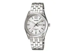 Casio Analog Watch With Band - Stainless Steel
