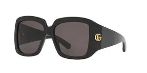 Gucci Gg Square Sunglasses - Black (gg1402s/001)