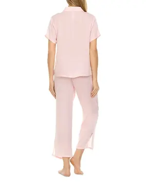 Flora Nikrooz Floral Nikrooz Laurena Capri Pajama Set - Pink
