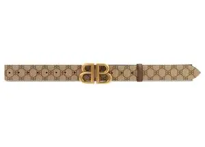 Gucci X Balenciaga The Hacker Project Bb Belt - Beige