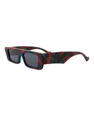 Gucci Square Rectangle Sunglasses - Havana/blue (gg1331s
