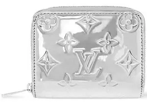 LOUIS VUITTON Zippy Coin Purse - Silver