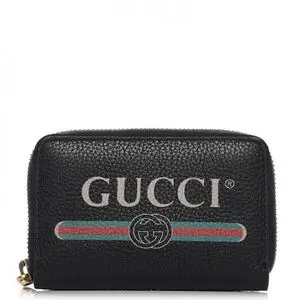 Gucci Zip Around Card Case - Black