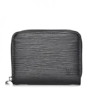 LOUIS VUITTON Zippy Coin Purse Epi - Noir Black