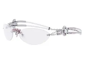 GENTLE MONSTER Gala 02 Sunglasses - Silver/clear