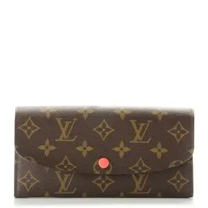 LOUIS VUITTON Wallet Emilie Monogram - Poppy