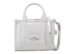 Marc Jacobs The Shiny Crinkle Small Tote - White