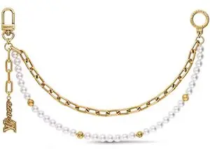 LOUIS VUITTON Chain Belt Pearls Bag Charm - Gold