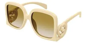 Gucci Oversized Square Sunglasses - Ivory (gg1326s/002/58)
