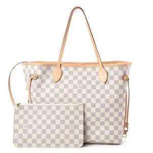 LOUIS VUITTON Louis Vuitton Neo Nevefull Damier Azur MM White/blue