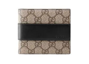 Gucci Gg Supreme Wallet - Beige/ebony