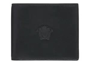 Versace La Medusa Bifold Wallet - Black