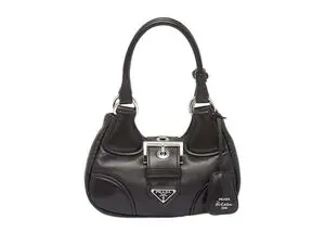 Prada Moon Padded Nappa Leather Bag - Black