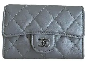 Chanel Classic Card Holder - Silver (ap0214)