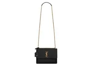 Saint Laurent Sunset Chain Bag Medium - Noir