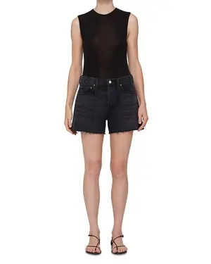 AGOLDE Parker Cutoff Shorts - Fright