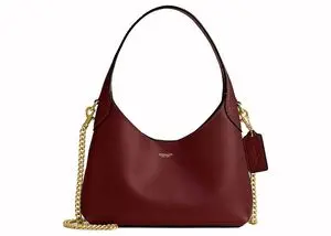 COACH Brooklyn Shoulder Bag 23 - Brass/dark Ruby