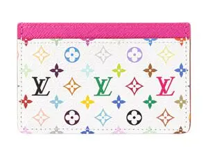 LOUIS VUITTON X Takashi Murakami Card Holder - White Multicolored