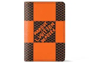 LOUIS VUITTON Pocket Organizer Damier Pop - Orange