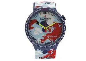 SWATCH X Bape Big Bold Paris Edition Watch - Plastic
