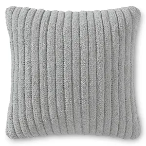 SUNDAY CITIZEN Snug Piped Throw Pillow Cloud Grey