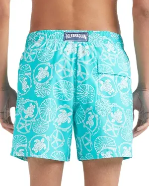 Vilebrequin Moorea 5.5" Printed Swim Trunks - Ceramic
