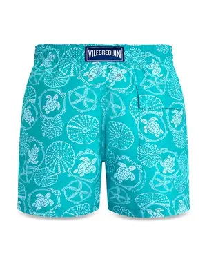 Vilebrequin Moorea 5.5" Printed Swim Trunks - Ceramic