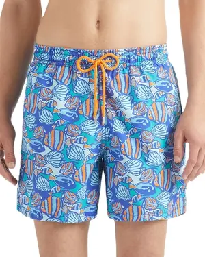 Vilebrequin Moorea 5.5" Printed Swim Trunks - Marrakech