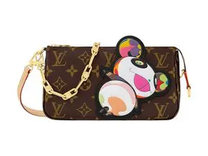 LOUIS VUITTON X Takashi Murakami Panda Pochette Accessories - Monogram