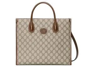 Gucci Gg Small Tote - Beige/ebony