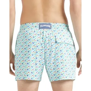 Vilebrequin Moorise 4.5" Printed Swim Trunks - Turquoise