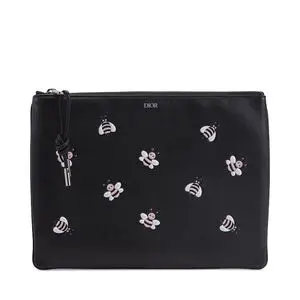 Dior X Kaws Bee Pouch - Black