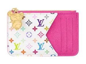 LOUIS VUITTON X Takashi Murakami Romy Card Holder - Kawaii Pink/white Multicolored