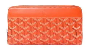 Goyard Matignon Wallet Gm - Orange