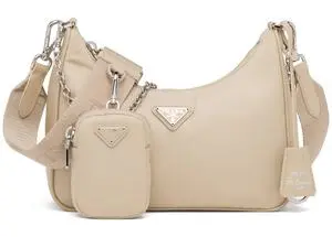 Prada Re-edition 2005 Re-nylon Bag - Desert Beige
