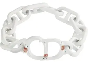 Dior X Daniel Arsham Chain Bracelet - White/pink
