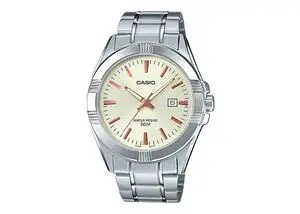 Casio Analog Watch With Band - Stainless Steel