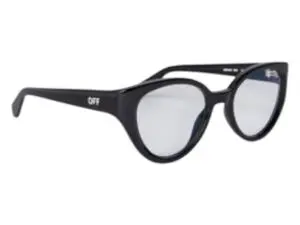 Off-White Style 62 Eyeglasses - Black Blue Light Block (oerj062s24pla0011000/fr)