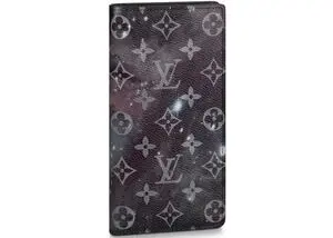 LOUIS VUITTON Brazza Wallet Monogram Galaxy - Black