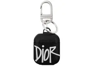 Dior And Shawn Airpods Case - Black