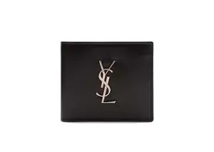 Saint Laurent East West Bifold Wallet - Black