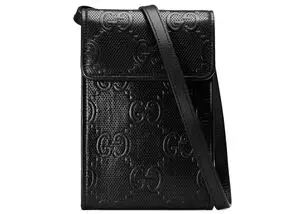 Gucci Gg Embossed Mini Bag - Black