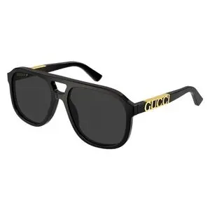 Gucci Pilot Sunglasses - Black (gg1188s/001/58)