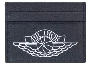 Dior X Jordan Wings Card Holder - Navy Blue