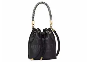 Marc Jacobs The Leather Bucket Bag - Black