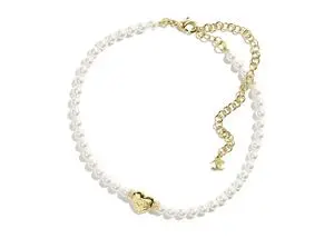 Chanel Choker - Gold/pearly White/crystal (abd081 B16158 Nw376)