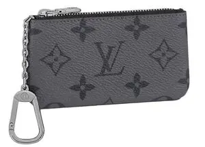 LOUIS VUITTON Key Pouch Monogram - Eclipse Reverse