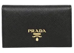 Prada Card Case Saffiano Leather - Nero